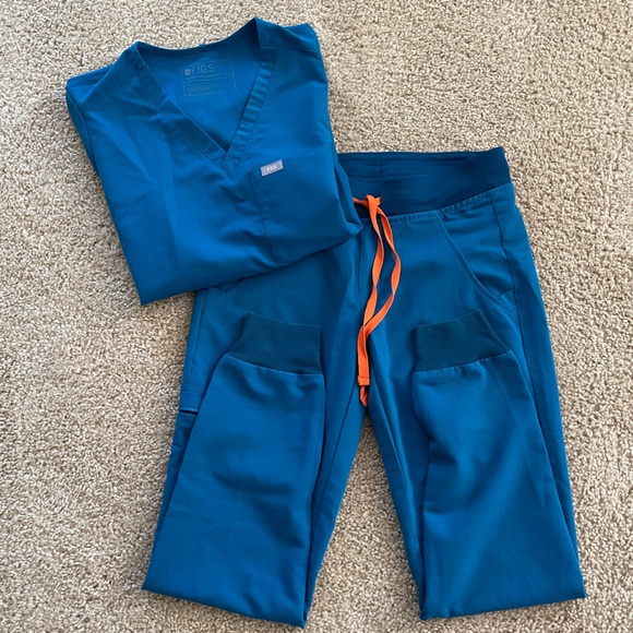 Figs | Tops | Figs Scrub Set Limited Edition Alps Blue Rare Find | Poshmark